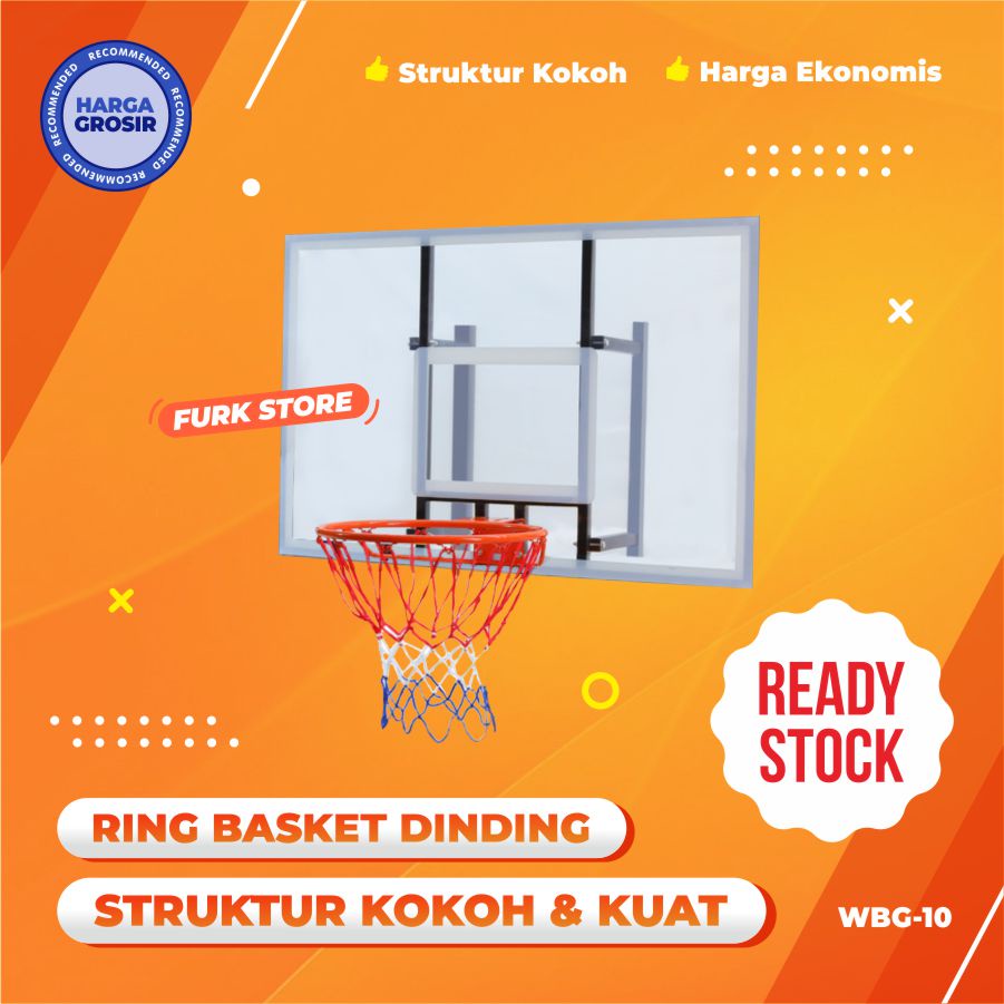 Jual Papan Pantul Basket Akrilik WBG10 [ANTI BENGKOK] - Papan Pantul ...