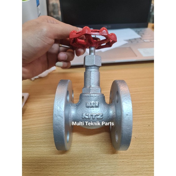 Jual Globe Valve Steam Flange Jis 10k 1/2" inch DN15 Kitz | Shopee ...