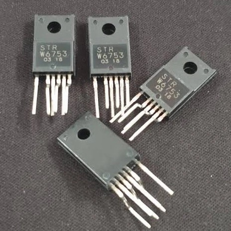 Jual STR W6753 STRW6753 STR 6753 IC Power Regulator Flyback TV To-220F ...
