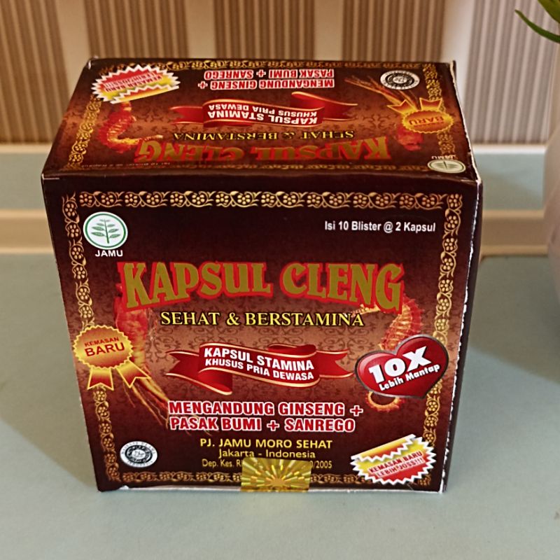 Jual KAPSUL-CLENG-STAMINA KHUSUS PRIA DEWASA OBAT KUAT & TAHAN LAMA (1 Box isi 10 Blister ...