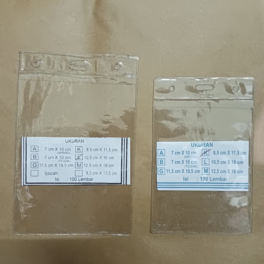 Jual ID Card Mika / Mika ID / Plastik Nametag | Shopee Indonesia