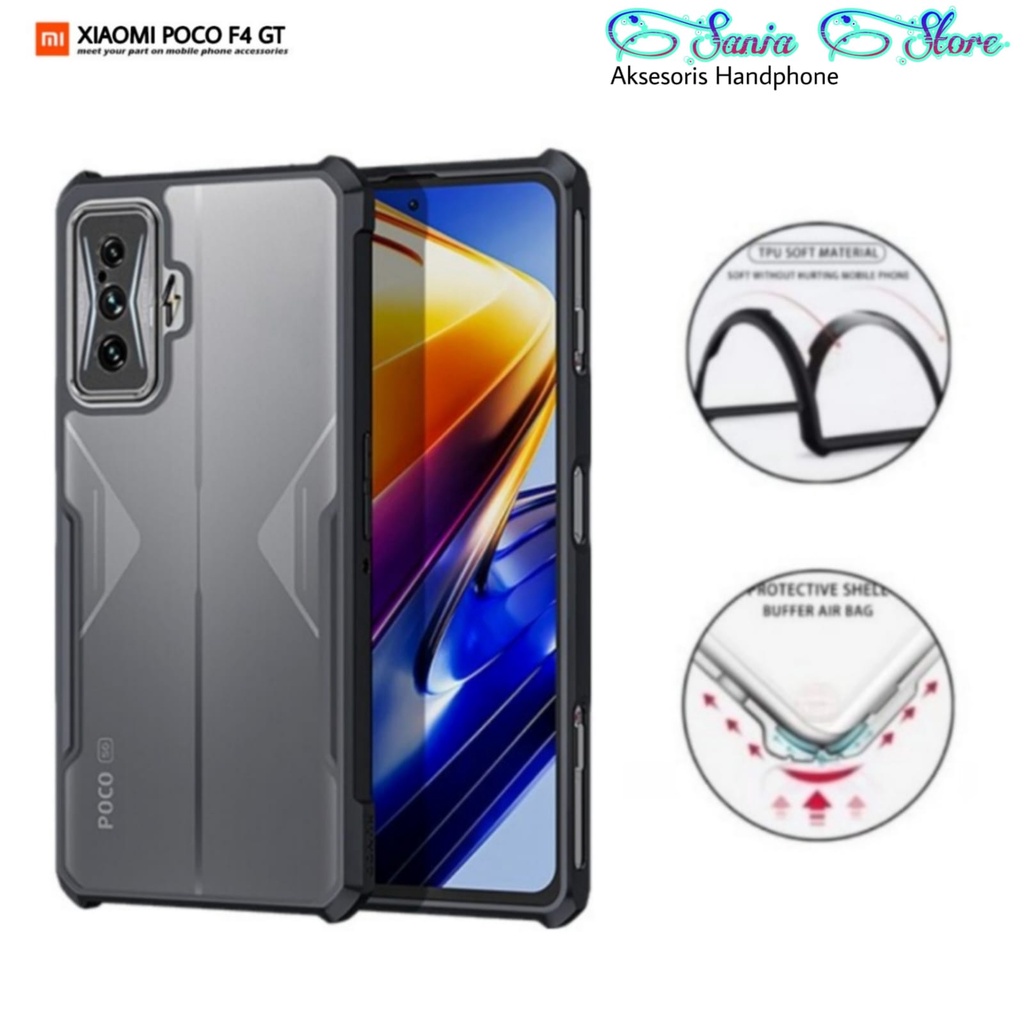 Jual Case XIAOMI POCO F4 GT Casing Shockproof Transparan Camera ...
