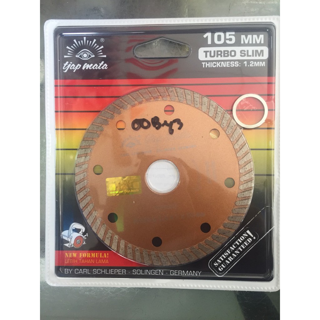 Jual Tjap Mata / Cap Mata Diamond Wheel 4" Turbo Slim 105 mm - Mata ...