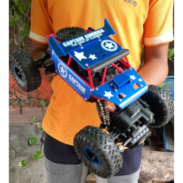 Jual mobil remote control offroad monster 4x4 drive 4WD | Shopee Indonesia