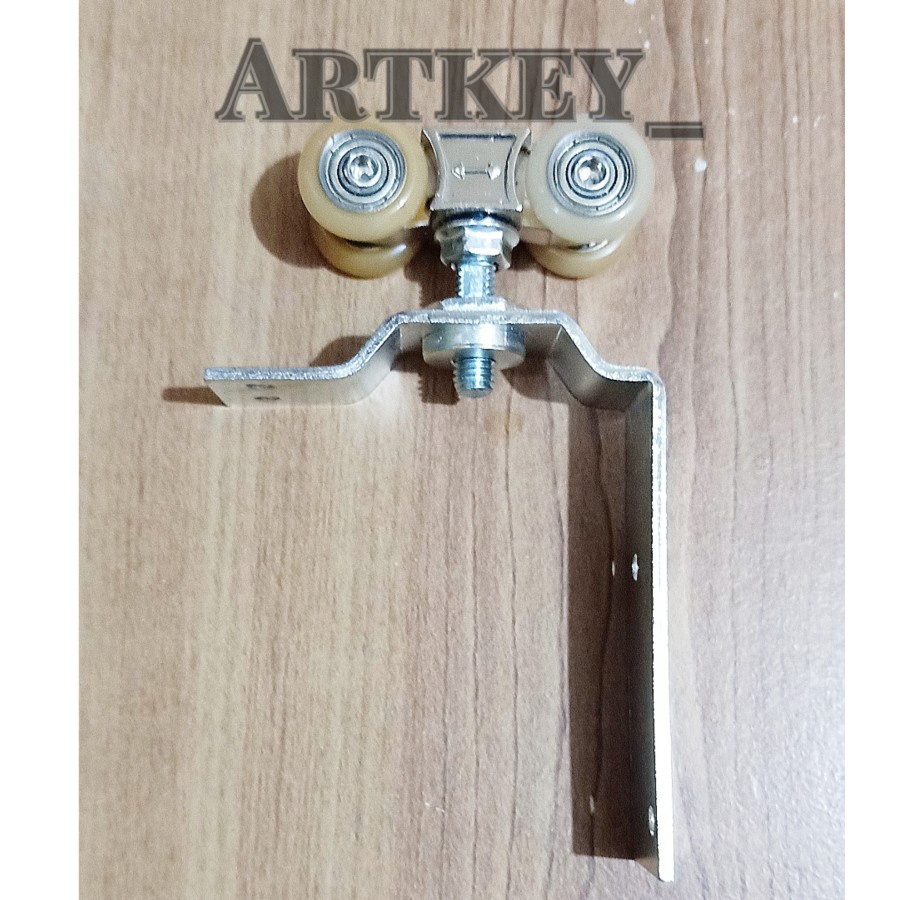 Jual Roda rel track sliding pintu lipat/ Hanger folding door alumunium ...