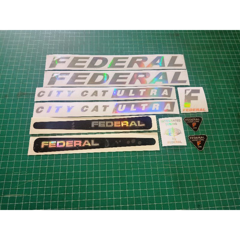 Jual stiker sepeda federal citycat ultra hologram | Shopee Indonesia