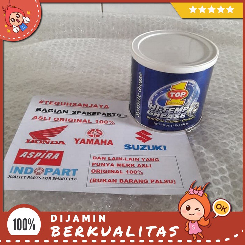 Jual Grease / Gemuk Oli Merk Top 1 Hi-Temp Grease Sparepart Motor Murah ...