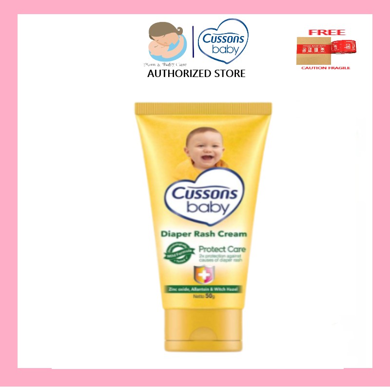 Jual CUSSONS BABY CREAM PROTECT CARE DIAPER RASH 50gr / CUSSON KRIM ...