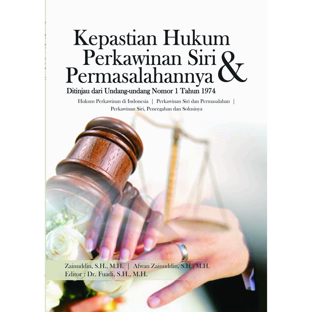 Jual Buku Kepastian Hukum Perkawinan Siri dan Permasalahannya | Shopee Indonesia