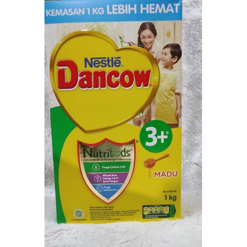 Jual DANCOW 3 PLUS VANILLA/MADU 1KG | Shopee Indonesia