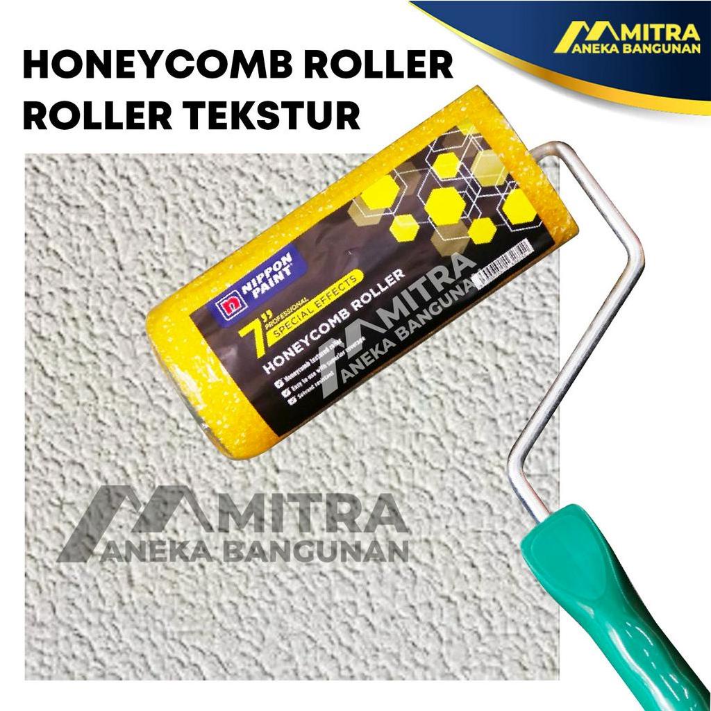 Jual ROLLER HONEYCOMB 7 INCH / ROLLER TEKSTUR DINDING / ROLL CAT ...