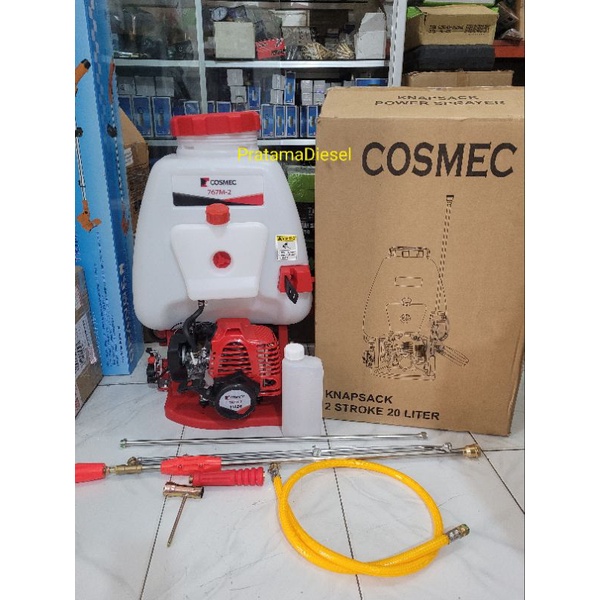 Jual Mesin semprot hama knapsack power sprayer cosmec 20liter 2 tak | Shopee Indonesia