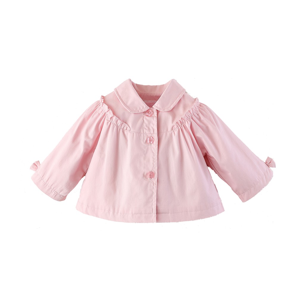 Jual (NEW ARRIVAL) JAKET ANAK | Mom n Bab Jacket Ribbon Pink Button ...