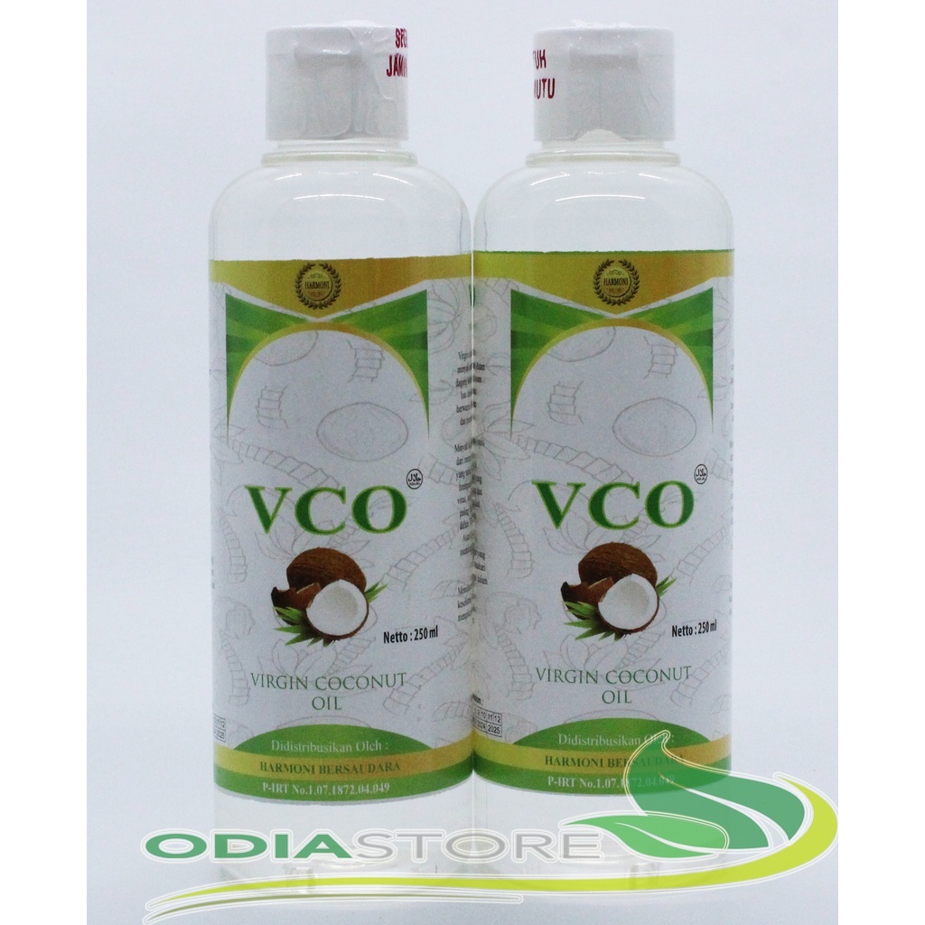 Jual VCO Harmoni Virgin Coconut Oil 250 ml| Minyak Kelapa Murni | Shopee Indonesia