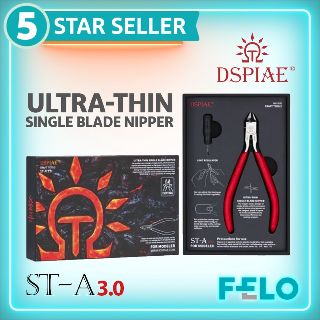 Jual DSPIAE NIPPER SINGLE BLADE ST-A VER 3.0 / TANG POTONG GUNDAM ...