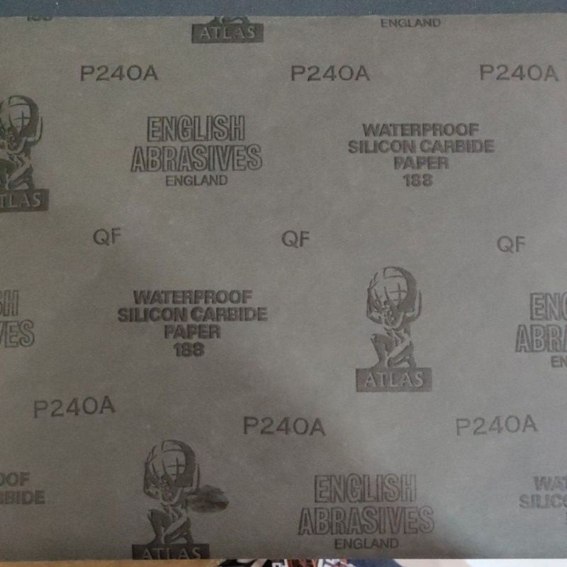 Jual KERTAS PASIR SAND PAPER P 240 ATLAS | Shopee Indonesia