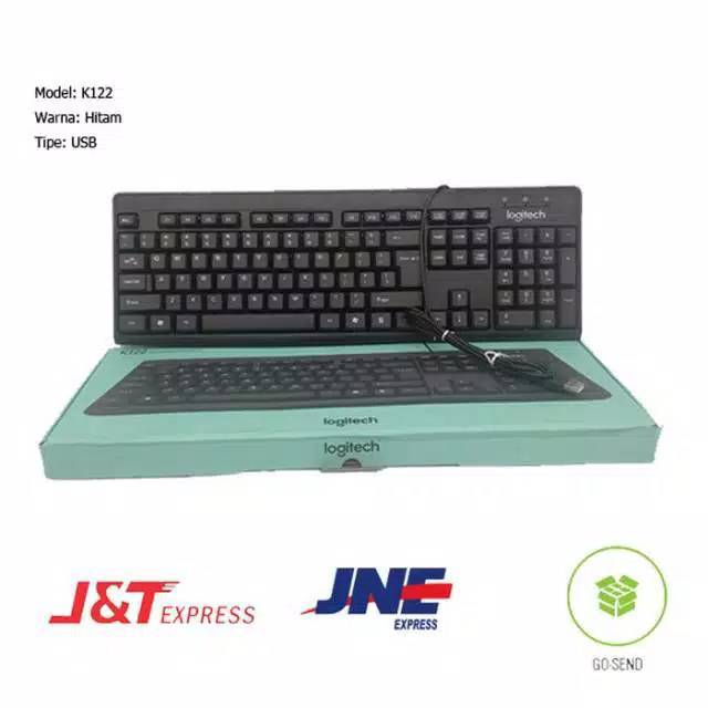 Jual KEYBOARD LOGITECH KABEL USB K122 / KEYBOARD WIRED LOGITECH K122 - 100% NEW | Shopee Indonesia