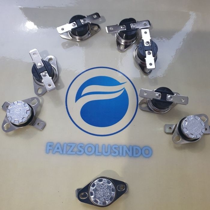 Jual Thermostat Bimetal Sensor Suhu Pemutus Arus Otomatis 250V 10A | Shopee Indonesia