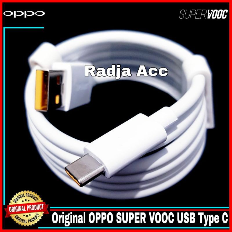 Jual Kabel Data Oppo Reno5 Oppo Reno 5 Original SUPER VOOC USB Type C ...