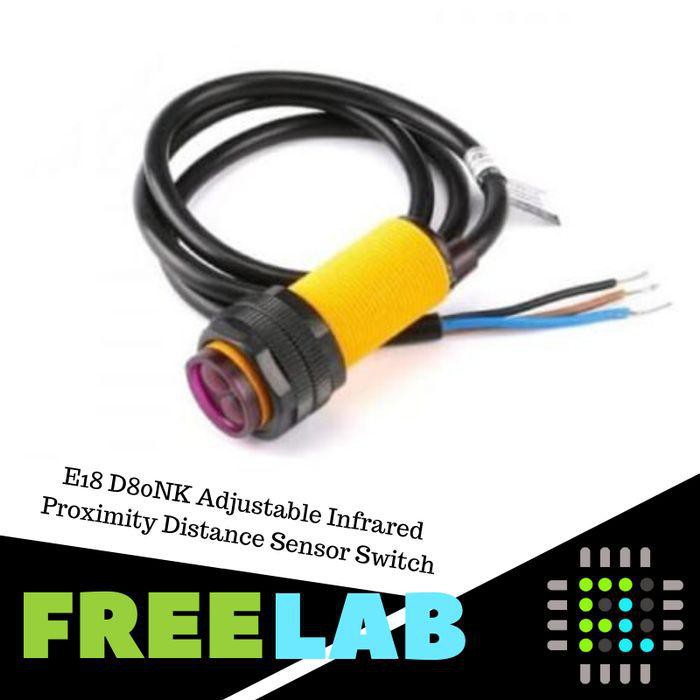 Jual E18 D80NK Adjustable Infrared Proximity Distance Sensor Switch ...