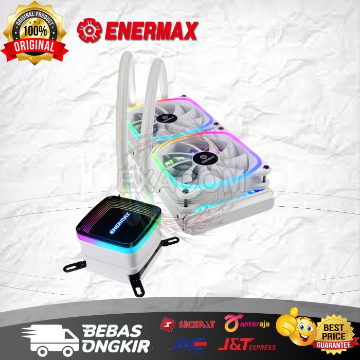 Jual Enermax Aquafusion White 240 Square ARGB AIO Liquid Cooler / 240mm | Shopee Indonesia