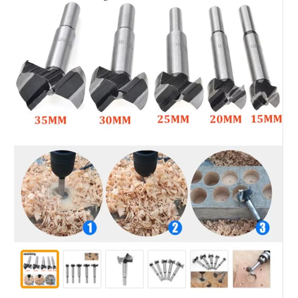 Jual Pahat Kayu Router HSS Long Round Hole Cutter Drill Cnc Bit Wood ...