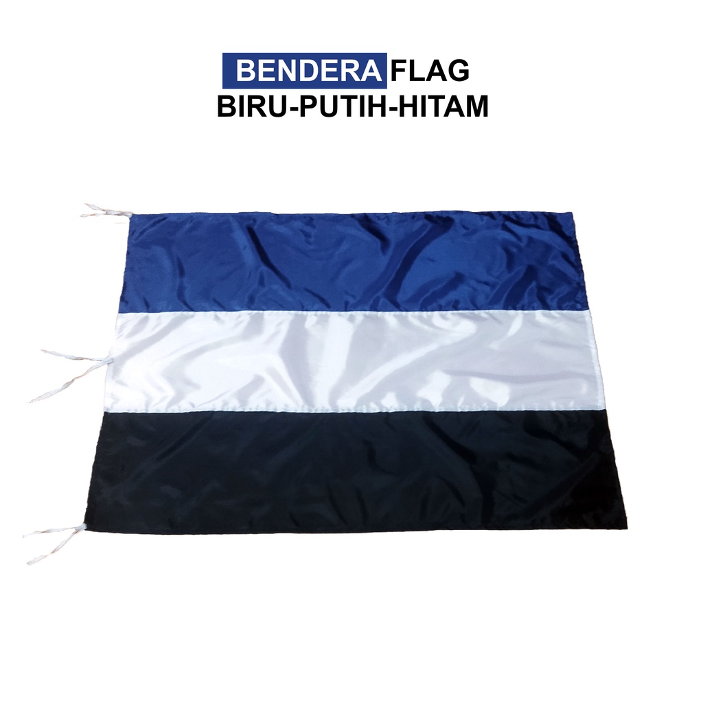 Jual BENDERA FLAG BIRU PUTIH HITAM POLOS | Shopee Indonesia