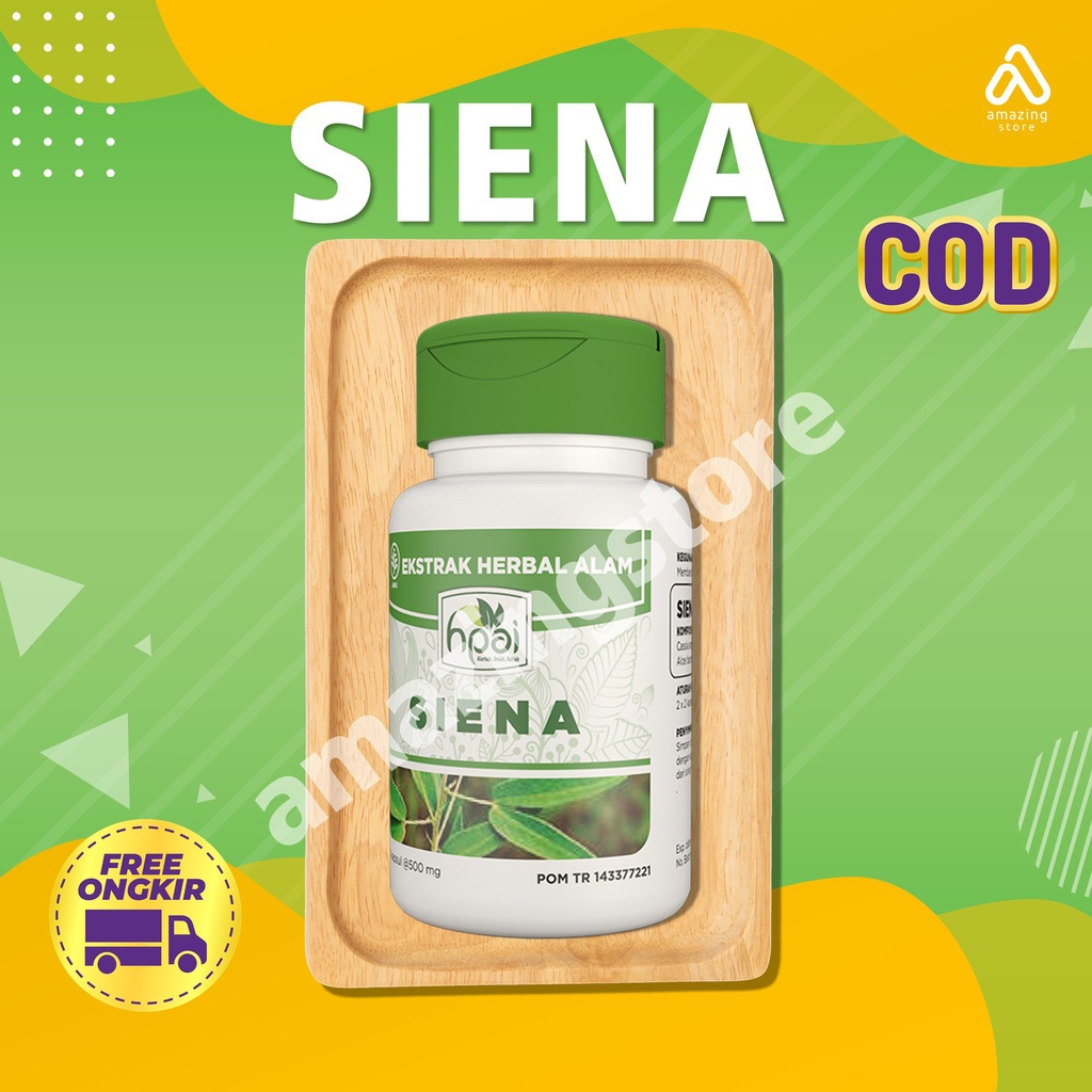 Jual SIENA HERBAL HNI HPAI / obat herbal pencernaan, obesitas, langsing ...