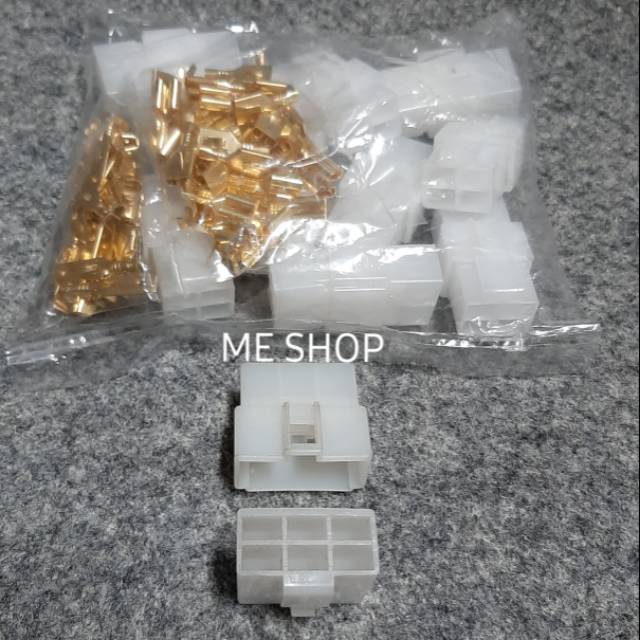 Jual Soket socket Motor Mobil 6 Pin Besar Skun Konektor Kabel Motor Isi ...