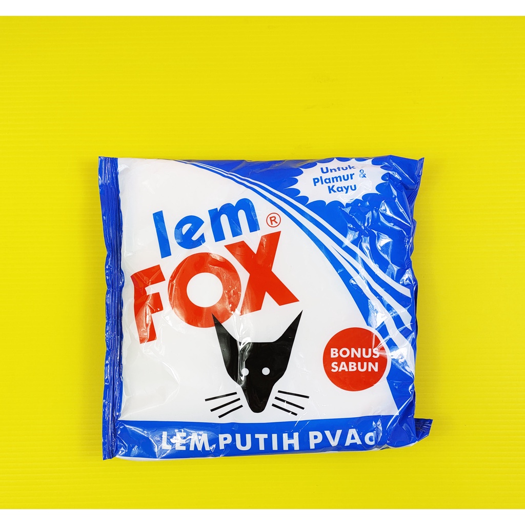 Jual LEM PUTIH PVAC FOX REFILL 600 GR ( PACK WARNA BIRU ) | Shopee ...