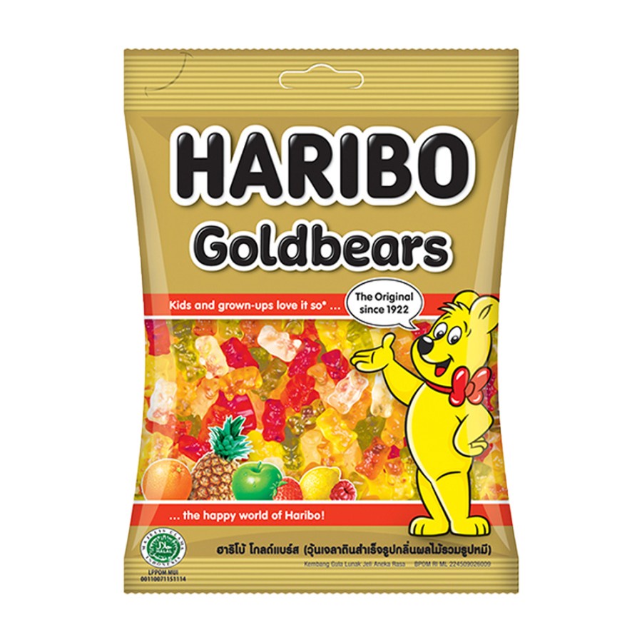 Jual Haribo Gold Bear Gummy Candy / Permen Haribo Jelly / Jelly Bear ...