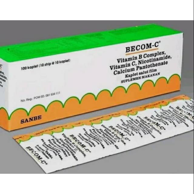 Jual Becom-C isi 10Strip ( 100Tablets ) | Shopee Indonesia