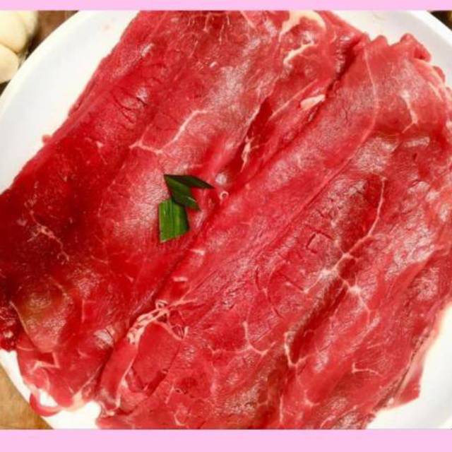 Jual Daging sapi/blade slice(top side) 100%halal(500gr-1000gr) | Shopee ...