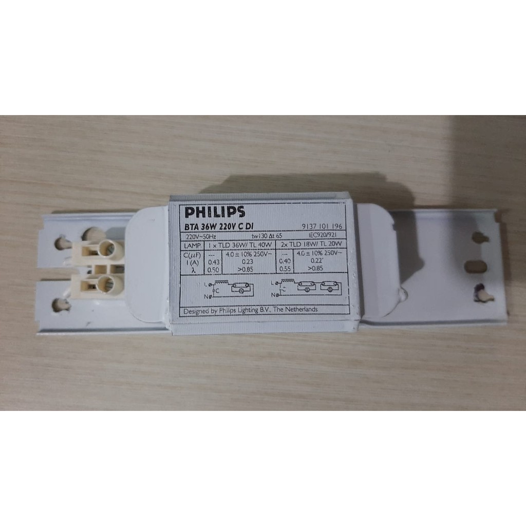 Jual Ballast BTA 36W 220V C DI PHILIPS | Shopee Indonesia