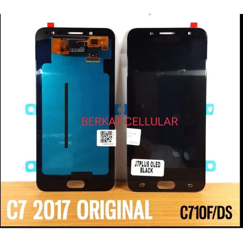 Jual LCD SAMSUNG J7 PLUS OLED FULL SET | Shopee Indonesia