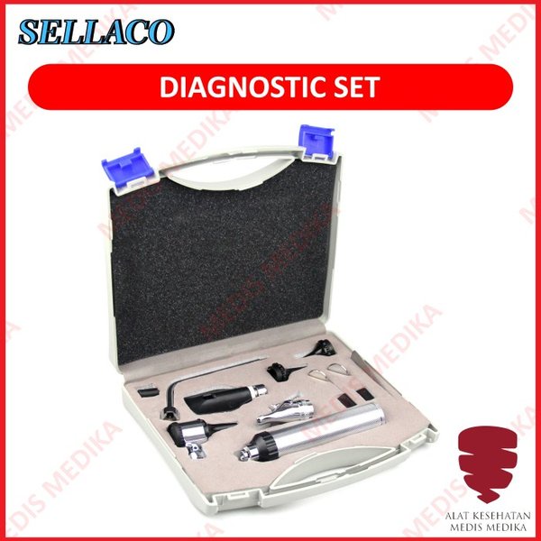 Jual Diagnostic Set THT Dental Instrumen Diagnostik Kit Stainless Steel ...