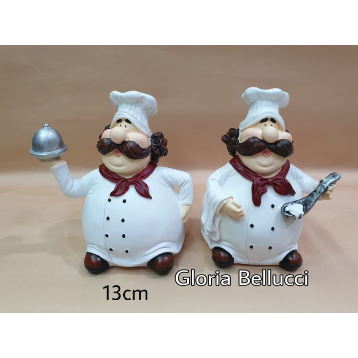 Jual patung- patung pajangan koki chef pelayan cafe -patung. | Shopee ...