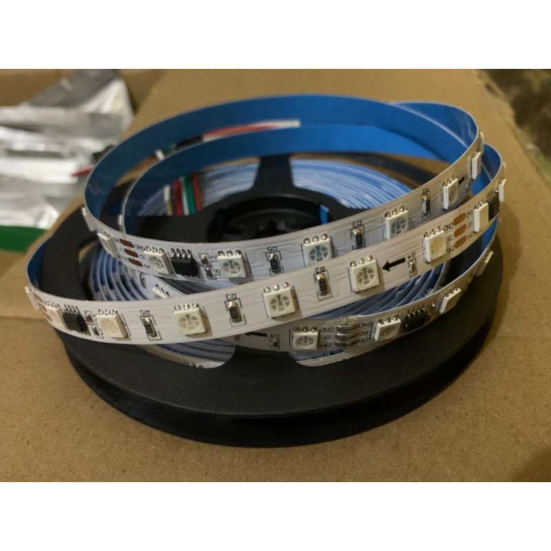 Jual led strip rgb ws2811 24v 300led/5meter | Shopee Indonesia