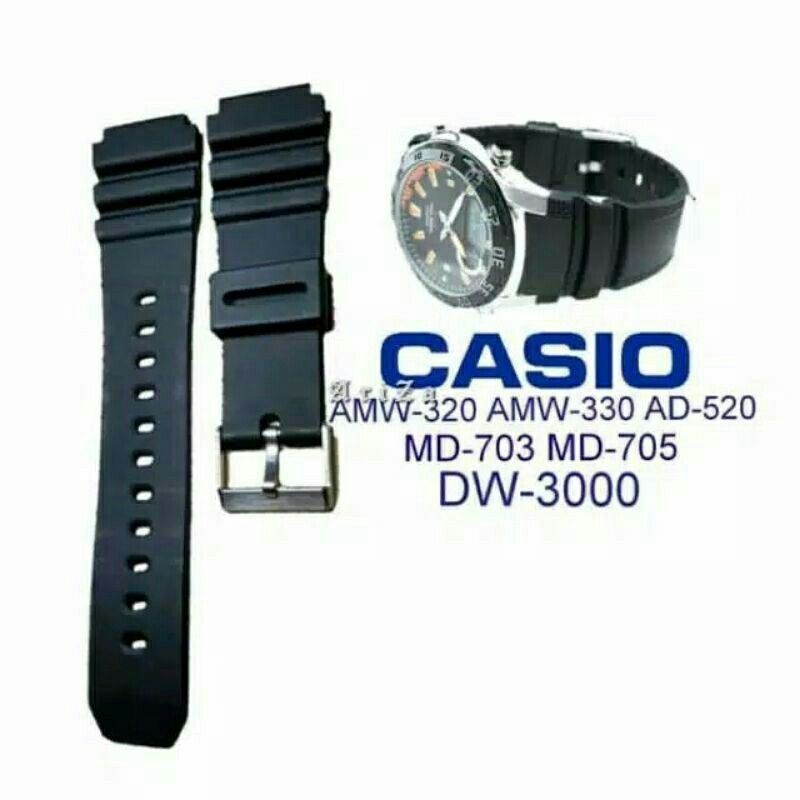 Jual Tali Strap Jam Casio MD-703 MD703 MD 703 Tali Jam Casio MD703 ...