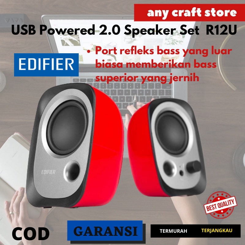Jual Speaker Komputer Multimedia Stereo Edifier R10U | Shopee Indonesia