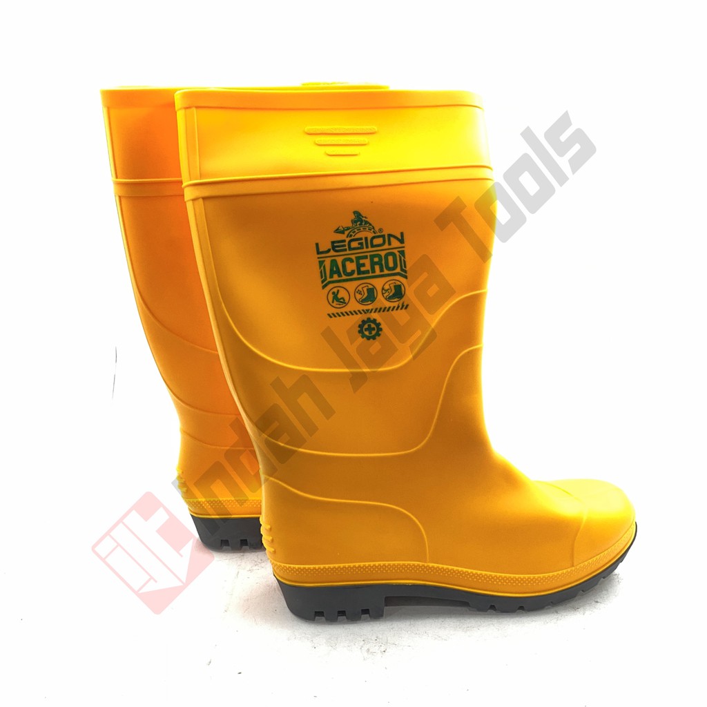 Jual LEGION ACERO NON BESI Sepatu Boot Proyek Hujan KUNING - Safety ...