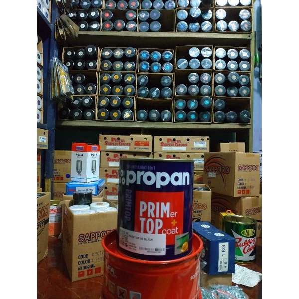 Jual (Harga Promo) PROPAN PRIMTOP CAT ANTI KARAT 2 IN 1 1KG | Shopee ...