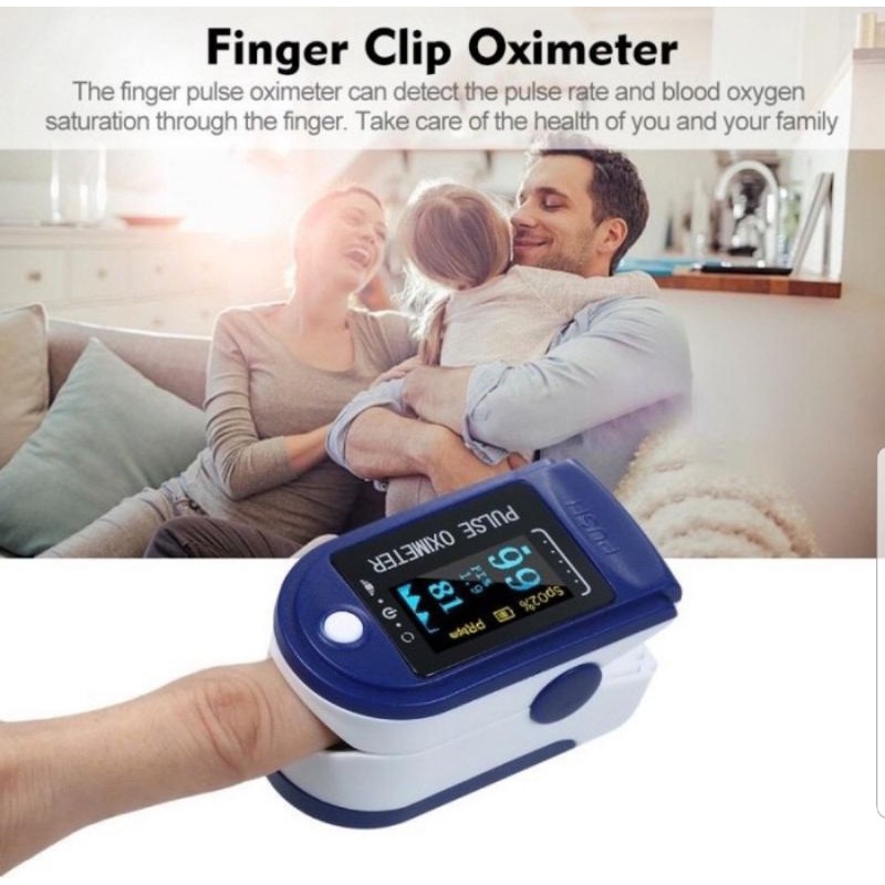 Jual OXYMETER OXIMETER FINGER CLIP PULSE ALAT PENGUKUR OKSIGEN DARAH ...