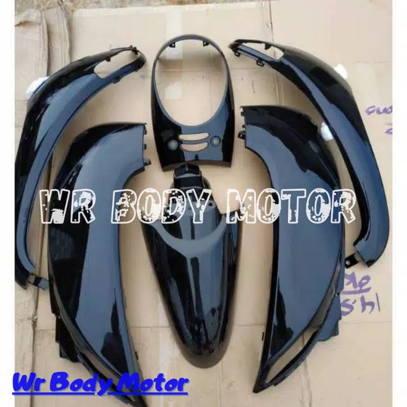 Jual Body Halus Motor Honda Scoopy Fi 2013 2014 2015 2016 Warna Hitam ...