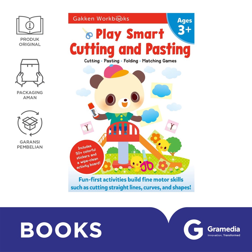 Jual Play Smart Cutting And Pasting 3+ (Gakken) | Shopee Indonesia