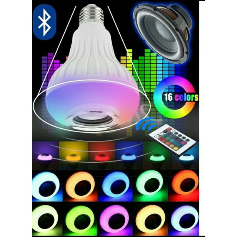 Jual Lampu led+RGB Speaker bluetooth | Shopee Indonesia