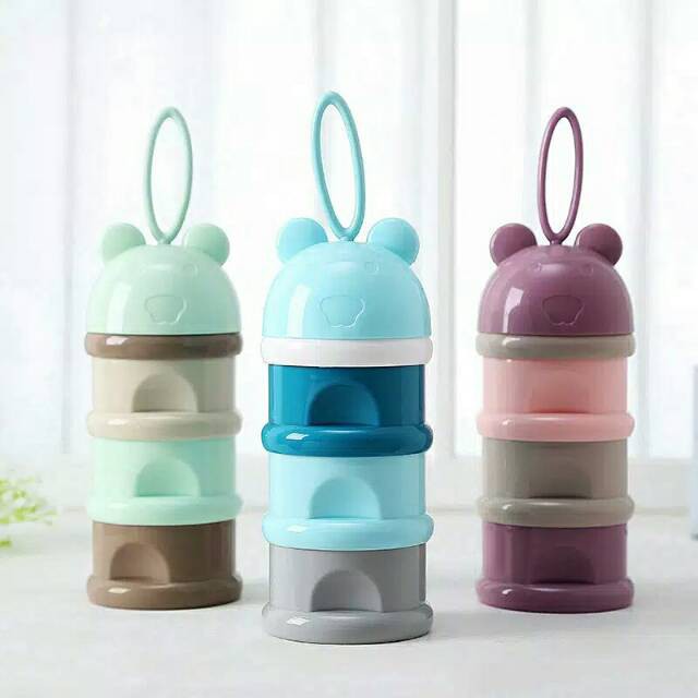 Jual RSL007 Container Susu 3 Susun / Tempat Susu Bubuk Travelling ...