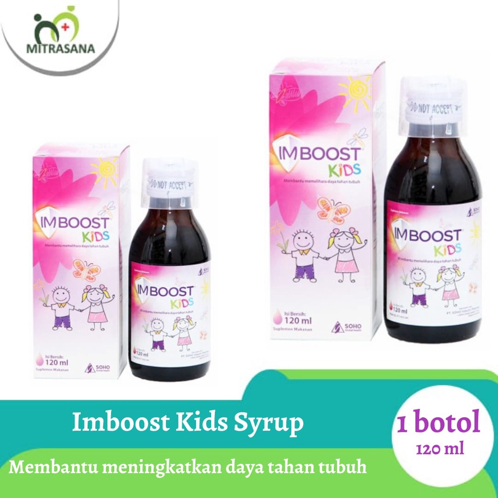 Jual IMBOOST Kids 60ml dan 120ml/ IMBOOST KIDS SYRUP GRAPE 60 ML ...