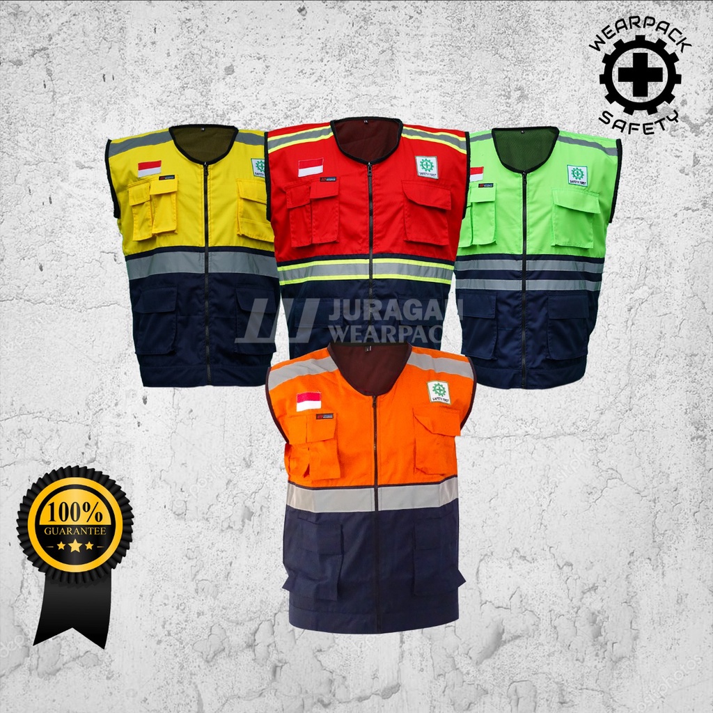 Jual Rompi K3 / Rompi Kerja Proyek Varian Rompi | Shopee Indonesia