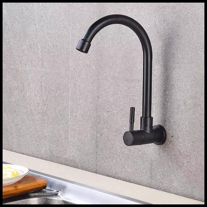 Jual Keran Dinding Stainless Hitam Kitchen Sink Bak Cuci Piring ...